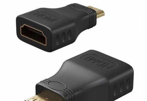 Адаптер переходник hdmi (F) - mini-hdmi (M)