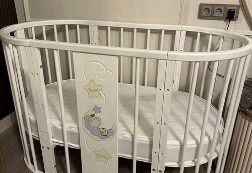 Детская кровать для новорожденных трансформер