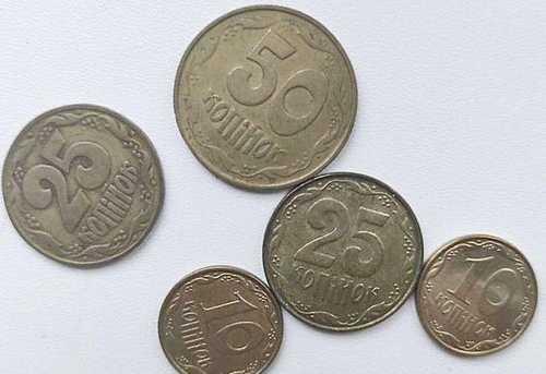 Украинские копейки монеты деньги