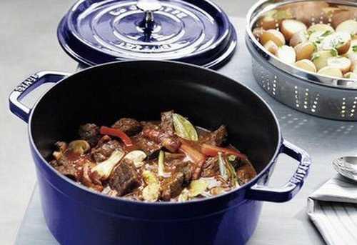 Кокот staub 5,2 л синий оригинал