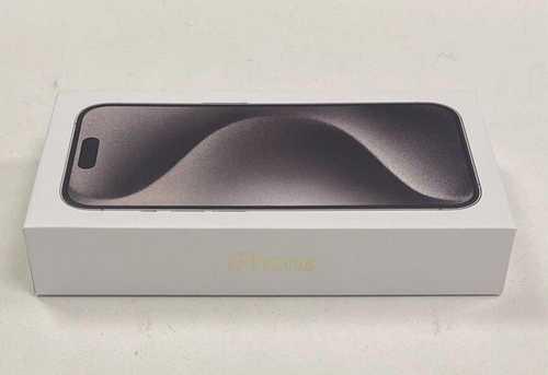 Коробка iPhone 15 Pro Max Natural Titanium (серый)