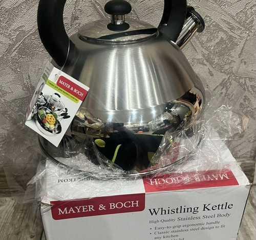 Чайник со свистком Mayer&Boch 3,5 л новый