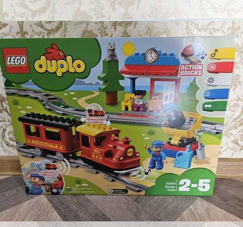 Конструктор lego duplo Town 10874 Поезд на парово