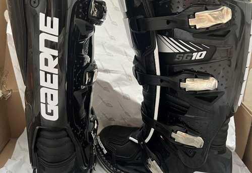 Gaerne SG-10 кроссовые мотоботы 42 41 новые черные