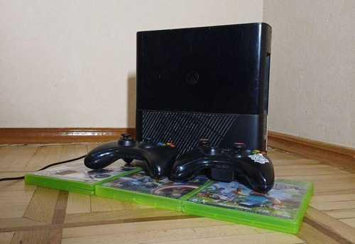 Xbox 360e 250 гб +70 игр описание