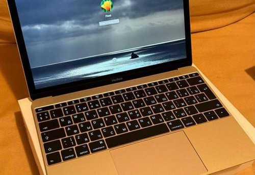 MacBook 12 (2017), 256 ГБ, Core m3, 1.2 ГГц, RAM 8 ГБ, Intel HD Graphics 615