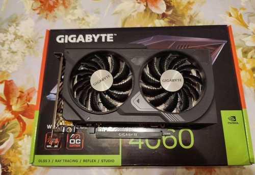 Видеокарта gigabyte rtx 4060 OC