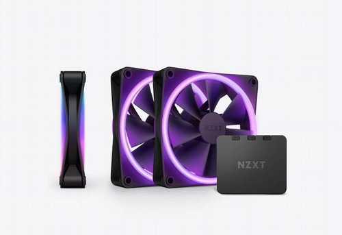 Nzxt F120 RGB DUO Triple Pack Black