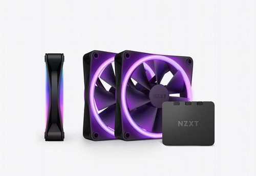 Nzxt F120 RGB DUO Triple Pack Black