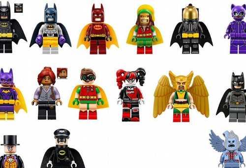 Lego Minifigures batman movie, dc superheroes