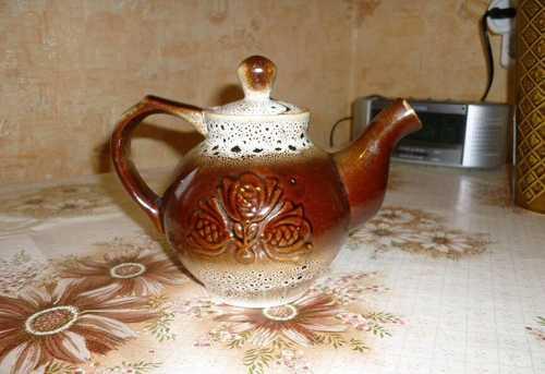 Чайник заварочный СССР, керамика