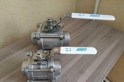 Кран шаровый проходной AWH DN50, DN63