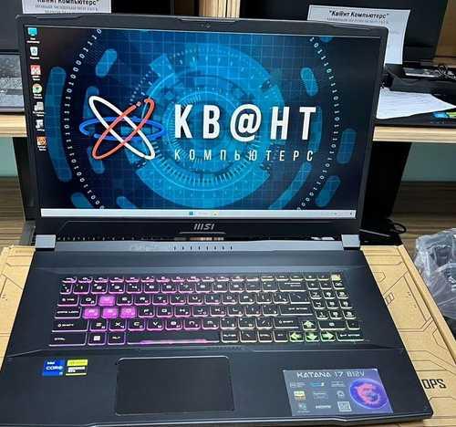 Новенький MSI Katana 17 Core i7 12650H RTX 4050