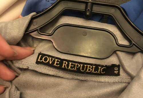 Велюровое платье love republic