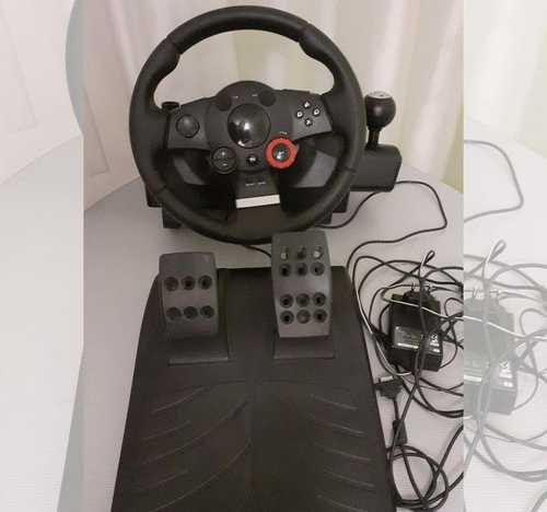 Игровой руль logitech driving force gt