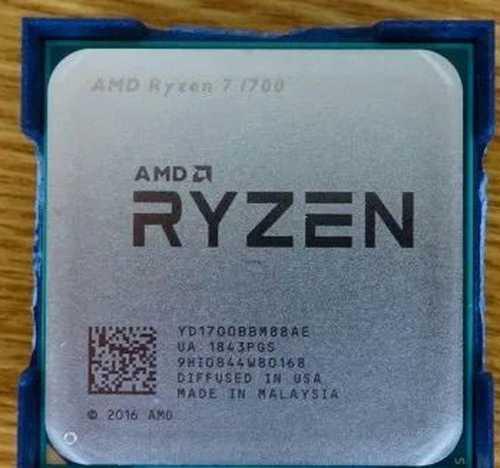 Процессор ryzen 7 1700