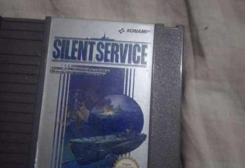 Картридж игровой для Nintendo silent service 1985