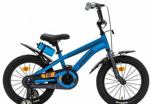 Детский велосипед zigzag 16" Cross синий (2024)
