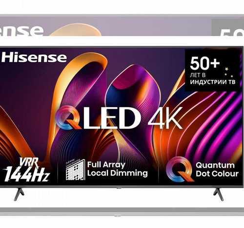 55" Телевизор Hisense 55E7NQ PRO qled темно-серый