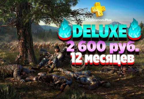 Ps Plus Deluxe 12 месяцев PS4/PS5