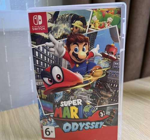 Super Mario Odyssey, картридж для Nintendo switch