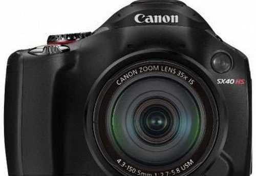 Зеркальный фотоаппарат canon sx40 hs
