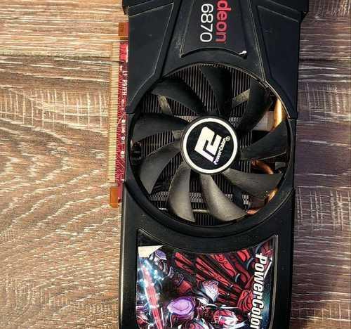 Видеокарта Radeon HD 6870 1gb