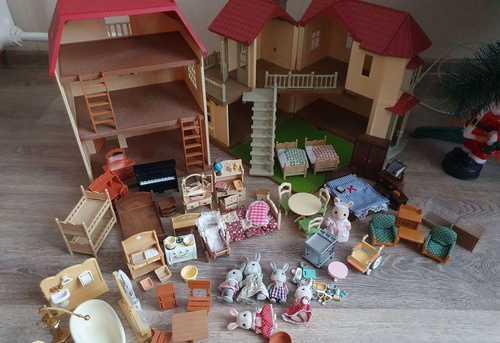 Сильвания фемили sylvanian families дом,семья,мебе