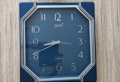 Часы настенные синие Ajanta Quartz