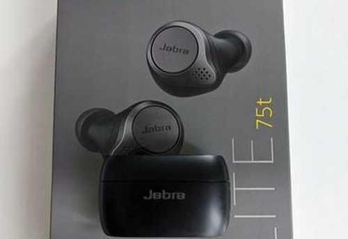 Беспроводные наушники jabra elite 75t