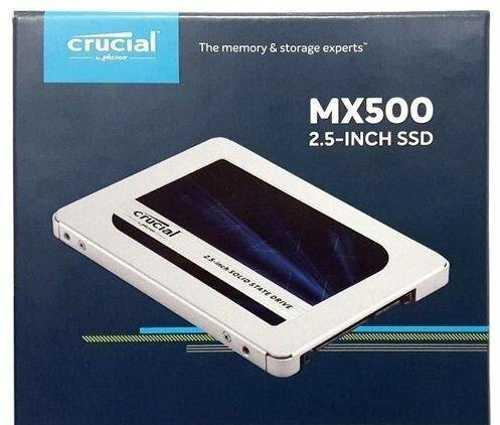 SSD накопитель Crucial MX500 500GB новый гарантия