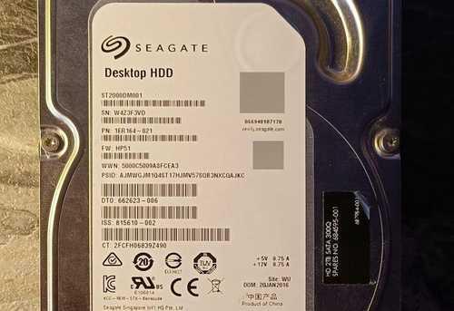 Жесткий диск 2 Тб Seagate ST2000DM001