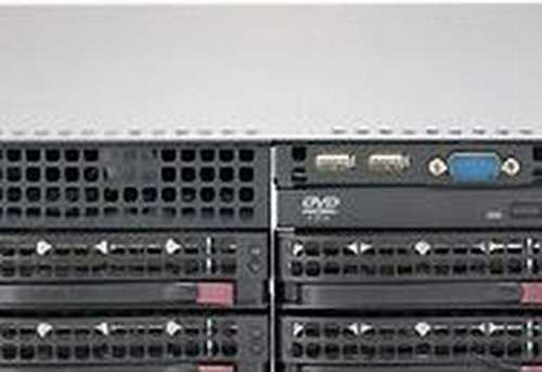 Сервер 2U E5-2620v4/64Gb/HDD12Tb/nvme256Gb/SSD