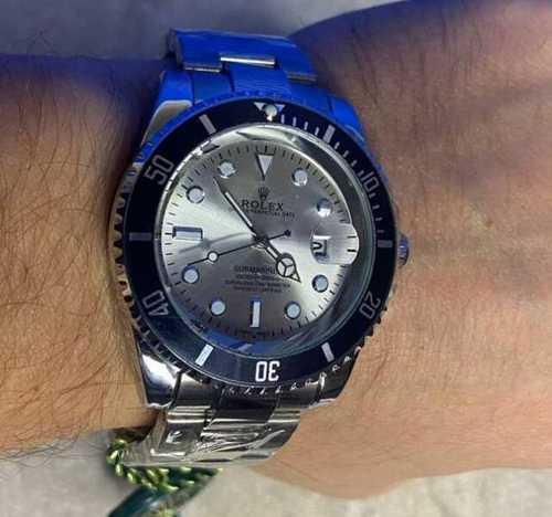 Часы Rolex мужские Lux (Серебристые )