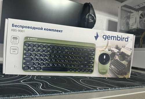 Беспроводной комплект Клавиатура + Мышь gembird