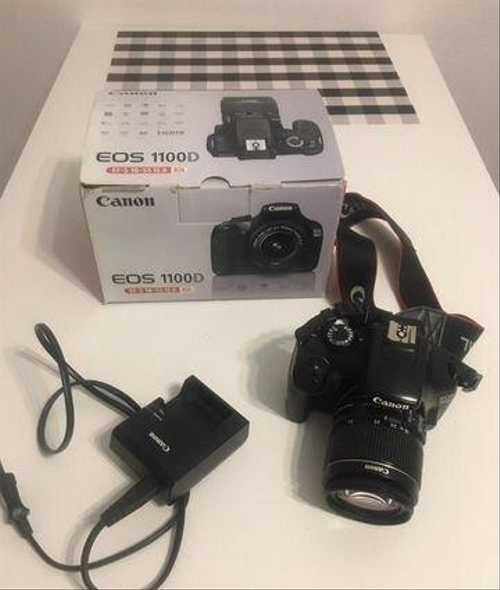 Зеркальный фотоапарат Canon eos 1100 kit