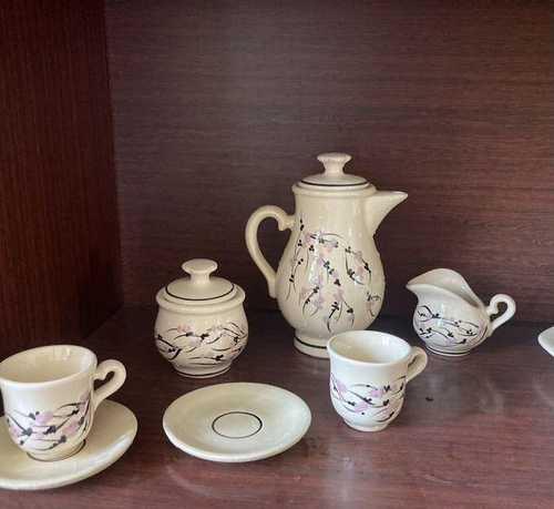 Кофейный сервиз СССР сакура