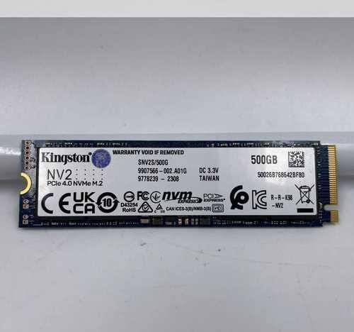 SSD m2 диск kingston 500gb