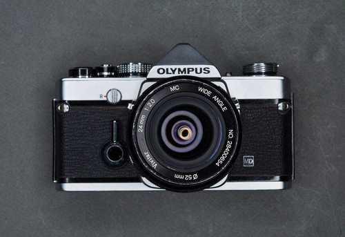 Olympus OM-1 + vivitar 24mm f/2
