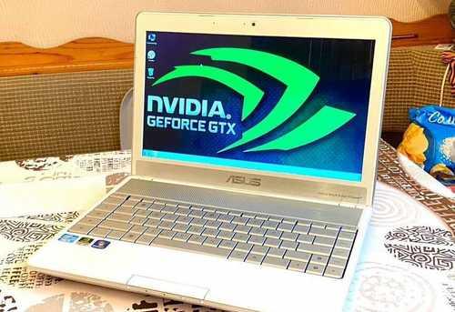 Мощный ноутбук Asus 14” Core i5/GeForce555/750Gb