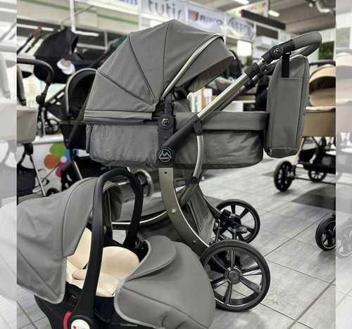 Коляска 3 в 1 Luxmom
