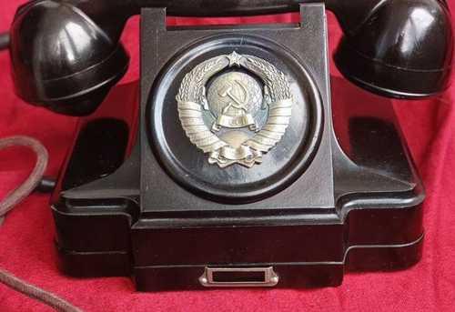 Настольный телефон с гербом СССР тан -5 1957 года