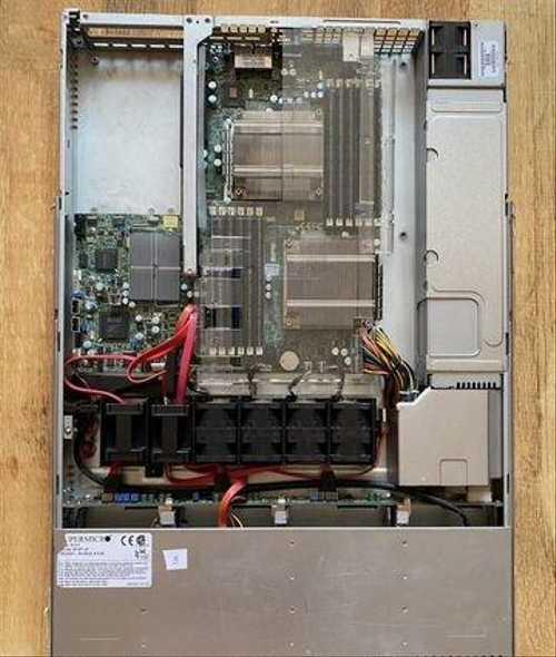 Сервер SuperMicro 1U 6016T-UF X5690