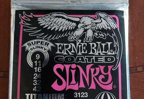 Струны для электрогитары Ernie ball Slinky 9-42