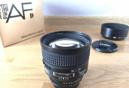 Nikon AF 85mm f1.4D как новый