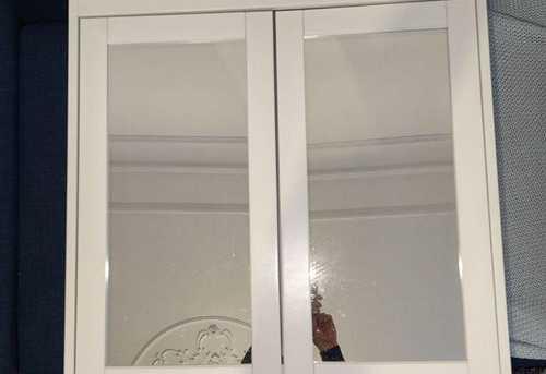 Зеркальный навесной шкаф, двухстворчатый, Икеа