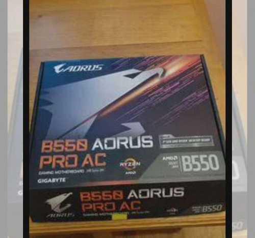 Материнская плата Gigabyte Aorus B550 PRO AC