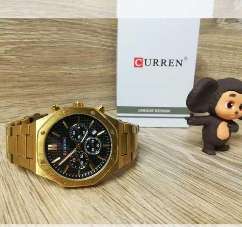 Мужские наручные часы "Curren" Gold Edition