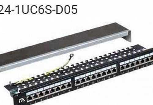 Патч-панель IEK 24-ports STP RJ-45 1U, PP24-1UC6S