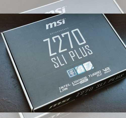 Материнская плата MSI Z270 SLI plus